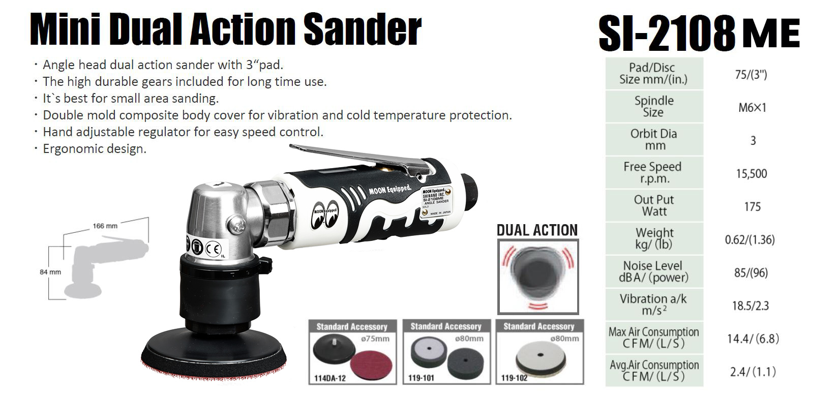 APerformance Tools || SI-2108ME Mini Dual Action Sander